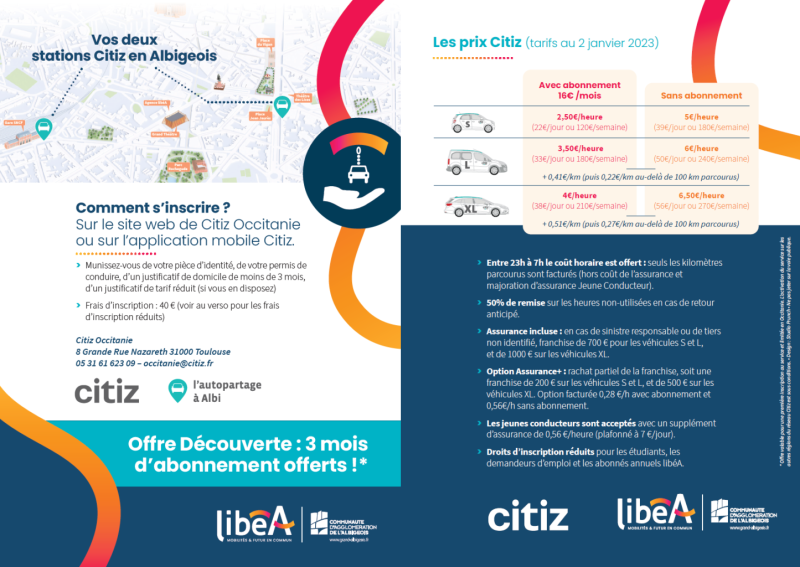 L'autopartage | LibéA Mobilités